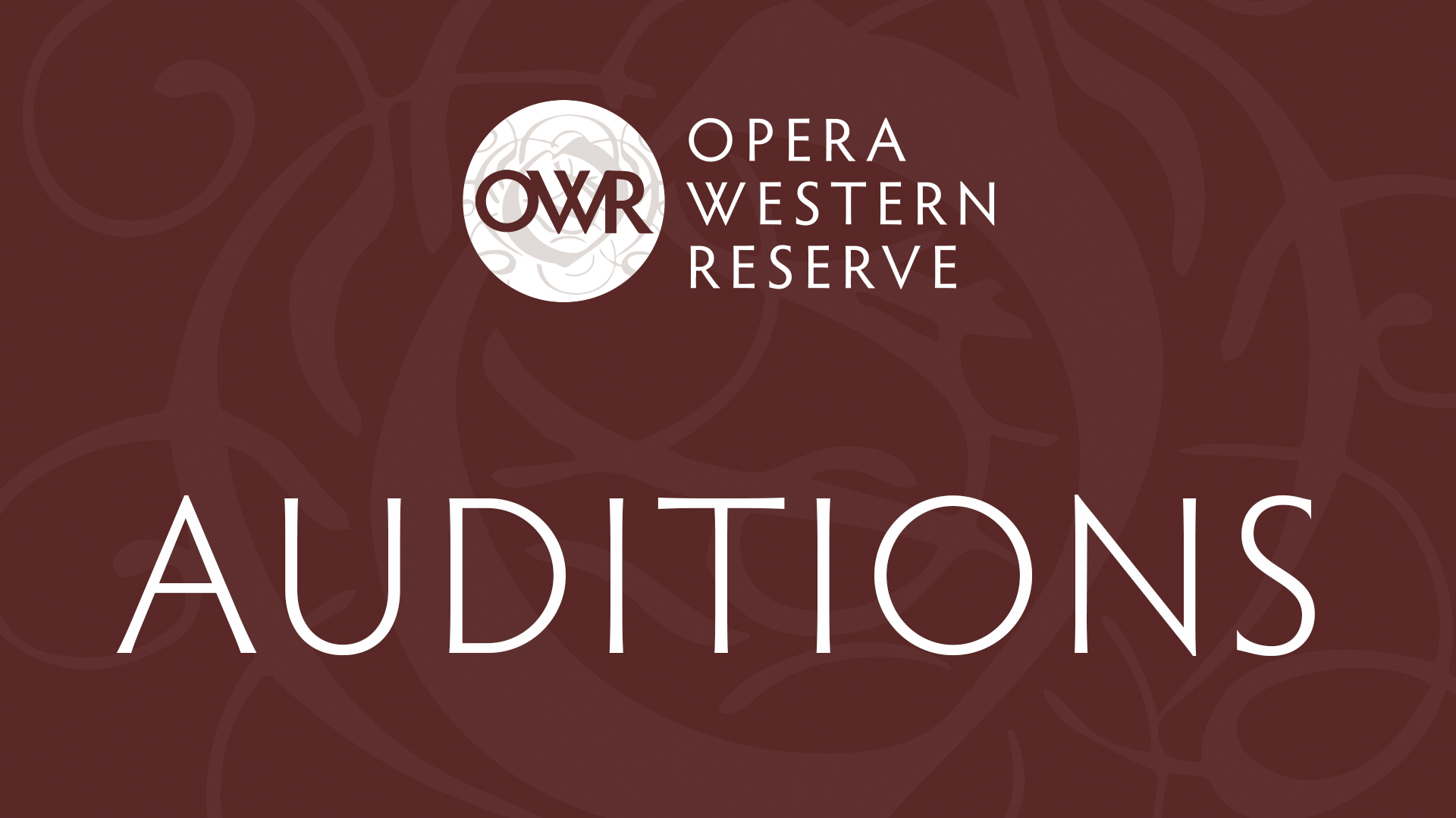 Principal Audition Information - Opera Western Reserve