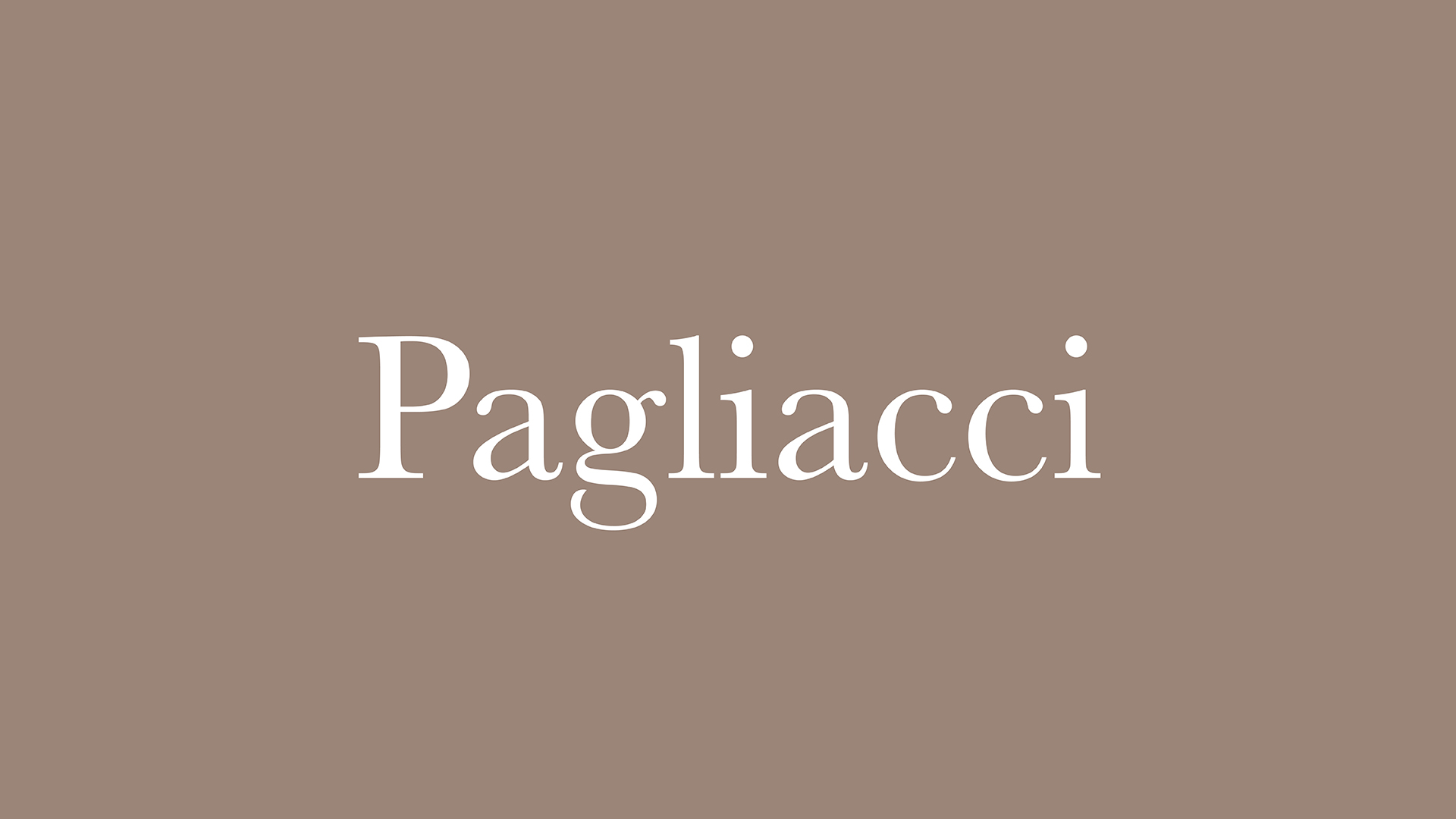 Pagliacci | 2004 - Opera Western Reserve